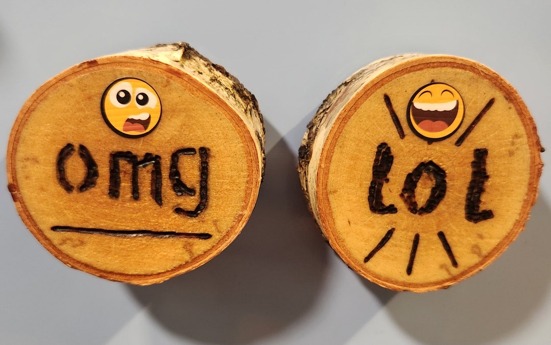 Birch Emoji Magnets Set of 2, Funny Magnets, Laugh Out Loud, OH My God ...