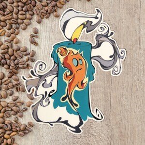 Celtic Will O' the Wisp Sticker, Scottish Gift for Bookworms and ...