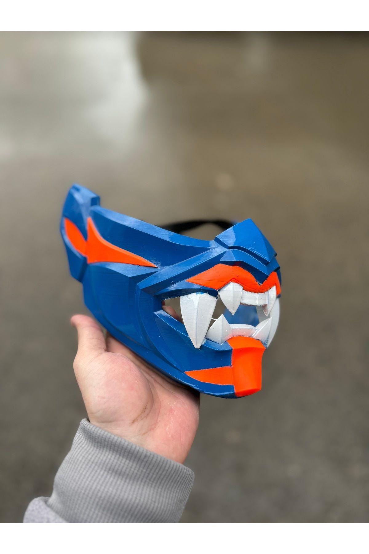 Valorant Yoru Mask, Durable Plastic Cosplay Mask, Gaming Costume Prop ...