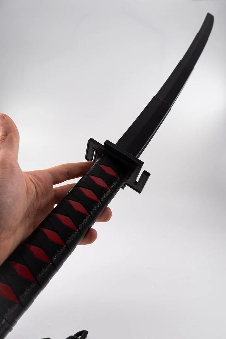 Ichigo Foldable Katana, 90 Cm Katana, 3D Printed Anime Sword, Bleach ...