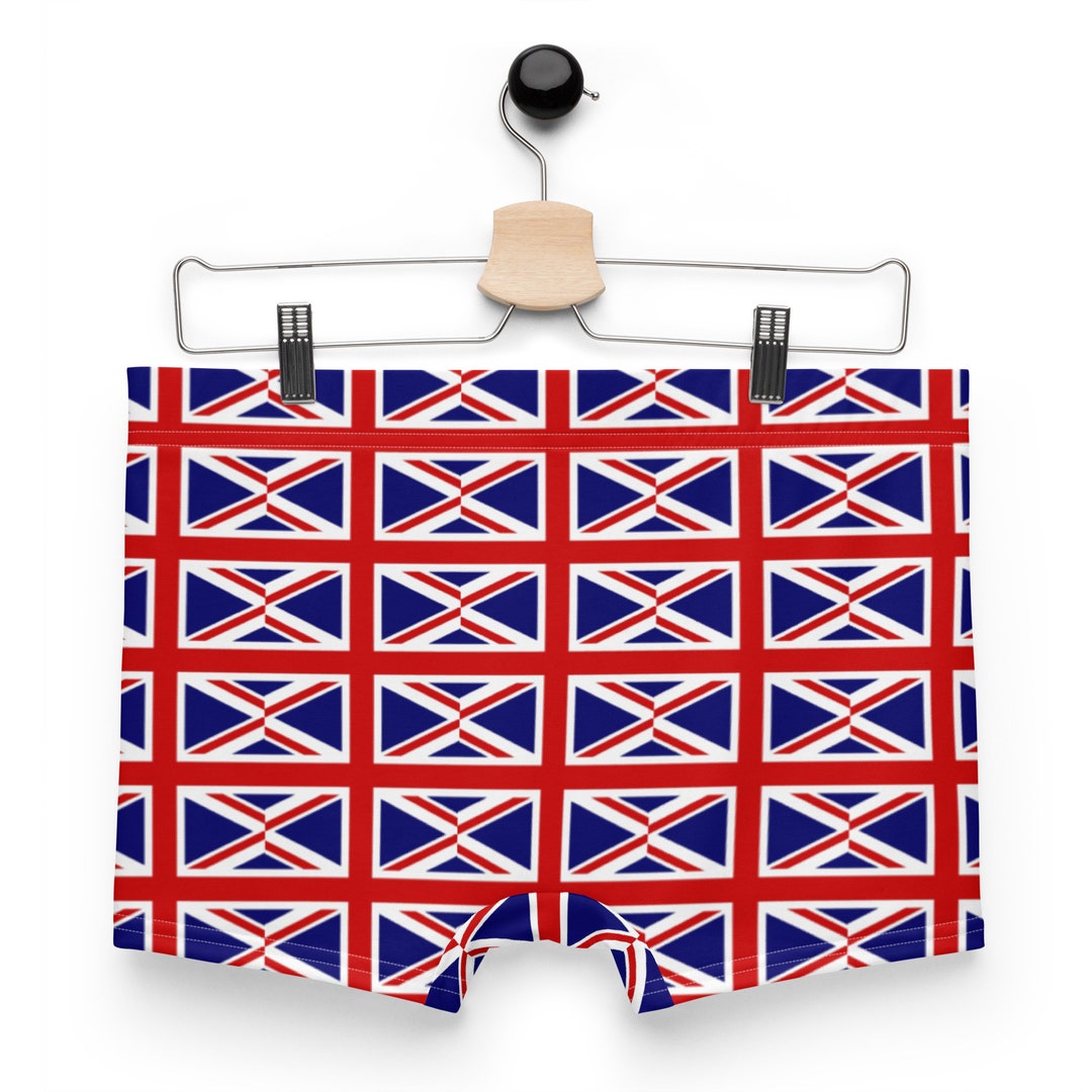 Union Jack Boxer Briefs Stylish Comfort With British Flair - Etsy