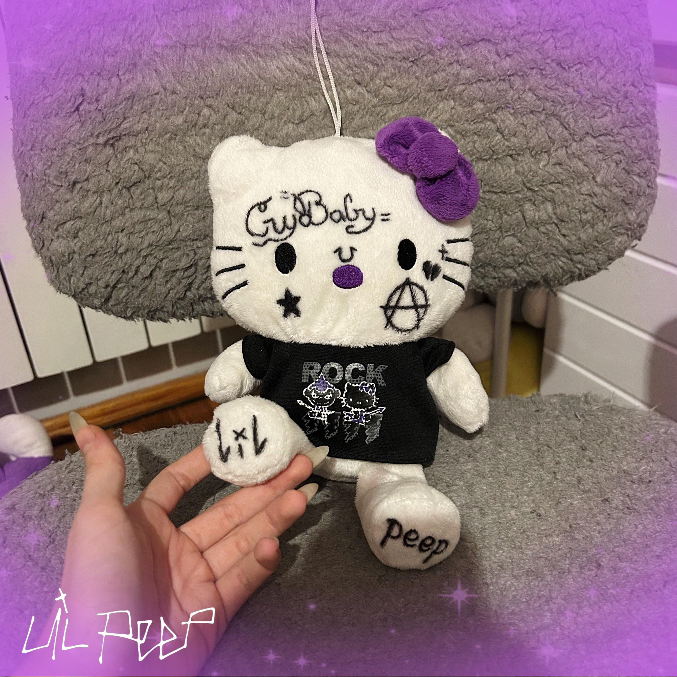 Hello Kitty Lil Peep Plush Plushie Toy - Etsy