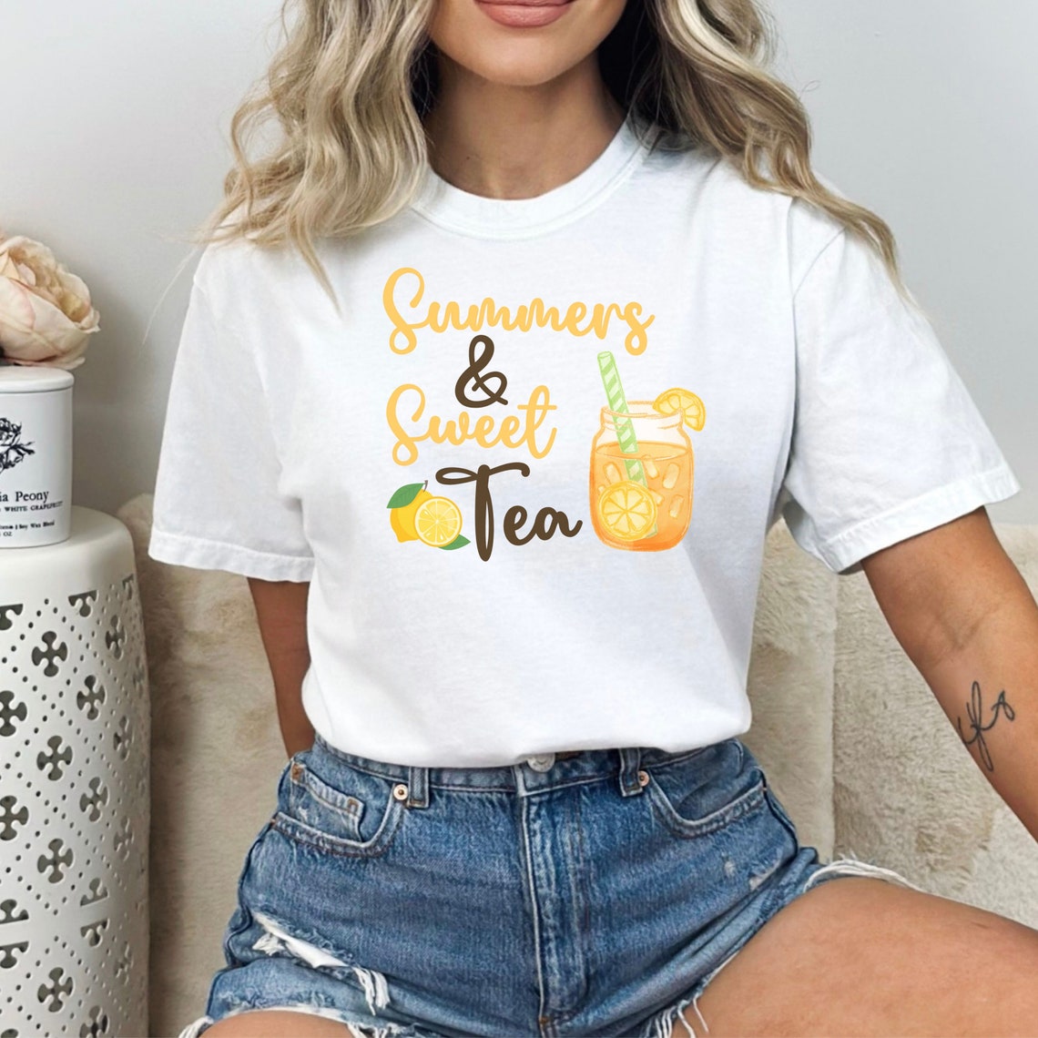 Nostalgic Summer & Sweet Tea Shirt, Sweet Tea Lover, Shirt for Summer ...