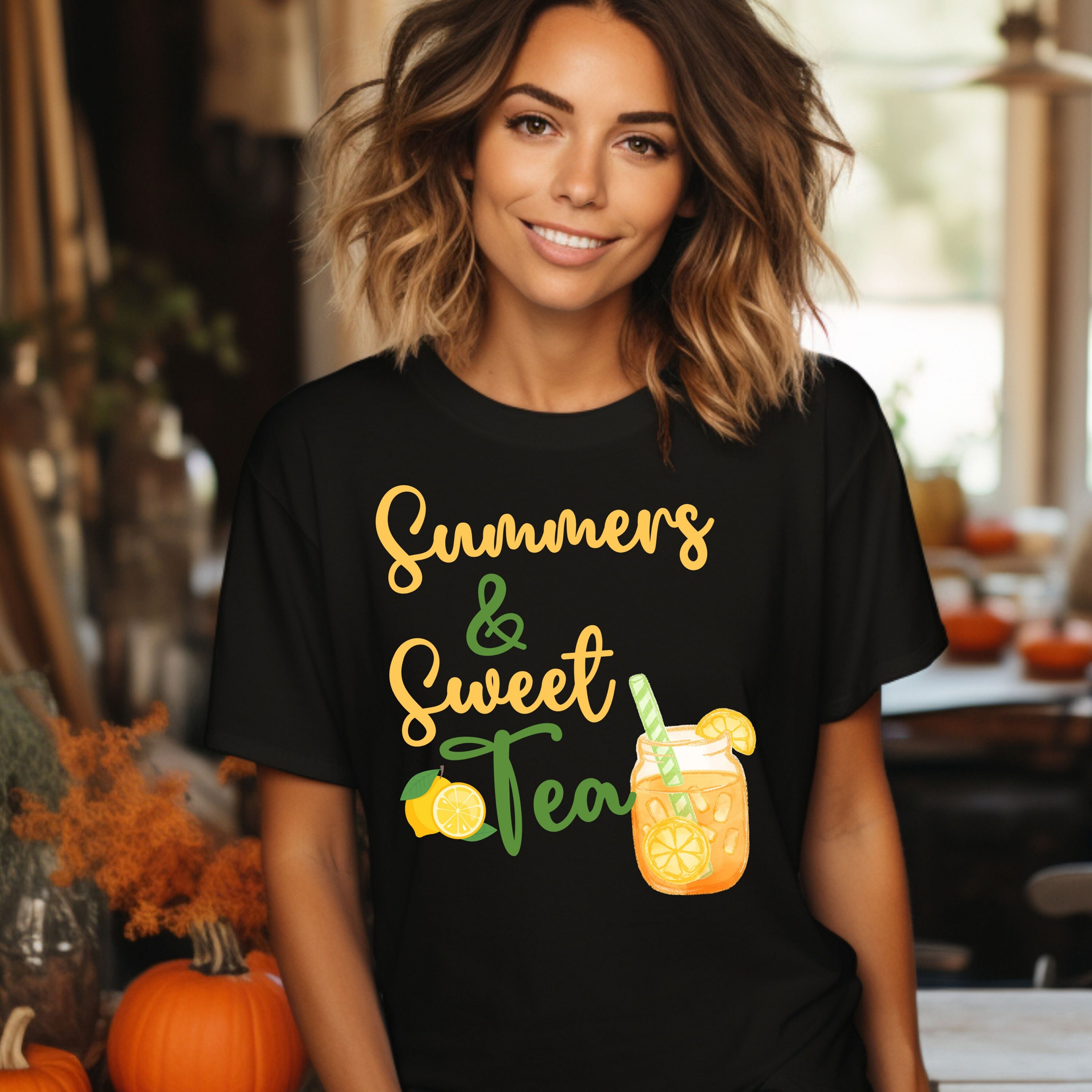 Nostalgic Summer & Sweet Tea Shirt, Sweet Tea Lover, Shirt for Summer ...