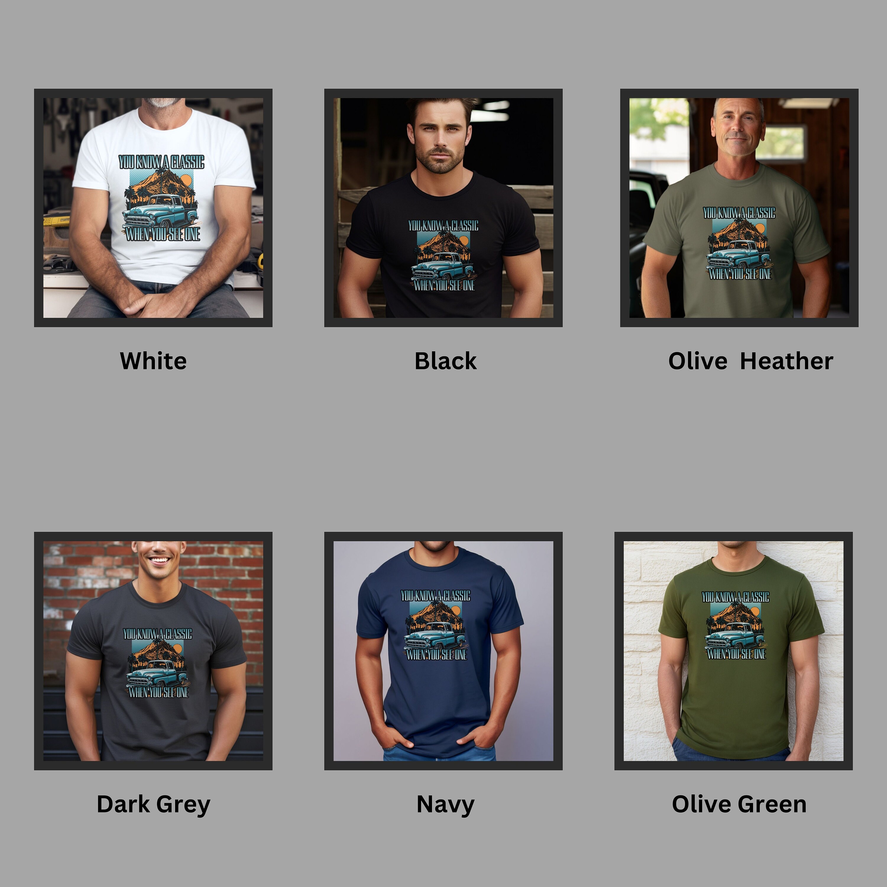 Retro Classic Car Shirt for Men, Vintage Classic Car Shirt, Retro Shirt ...