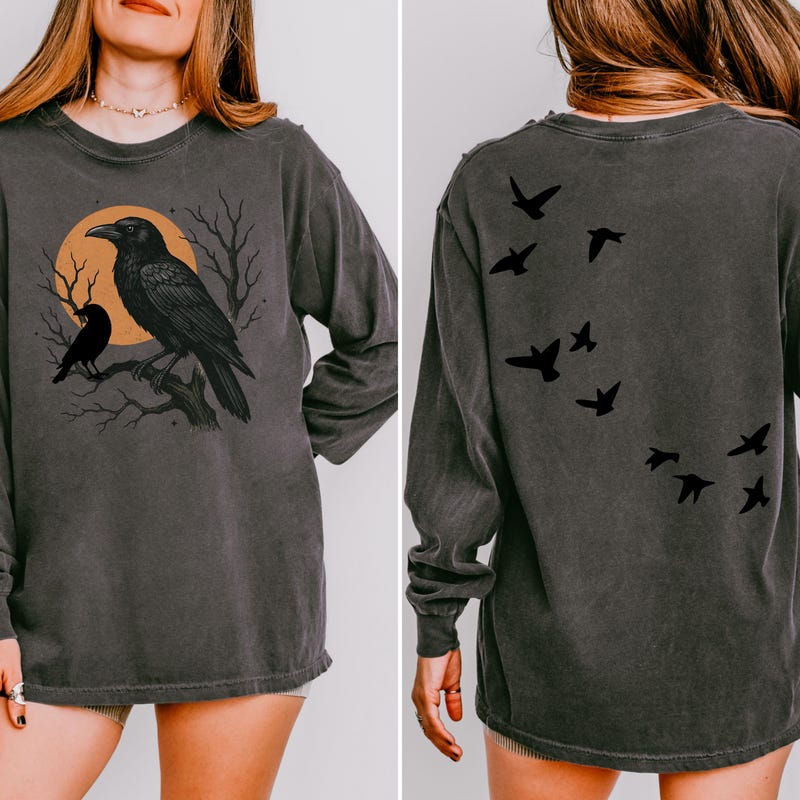 Crow Shirt - Etsy