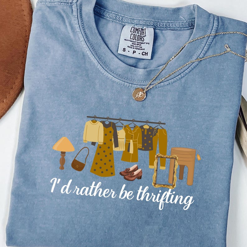I'd Rather Be Thrifting Shirt, Thrifter Comfort Colors Shirt, Gift for ...