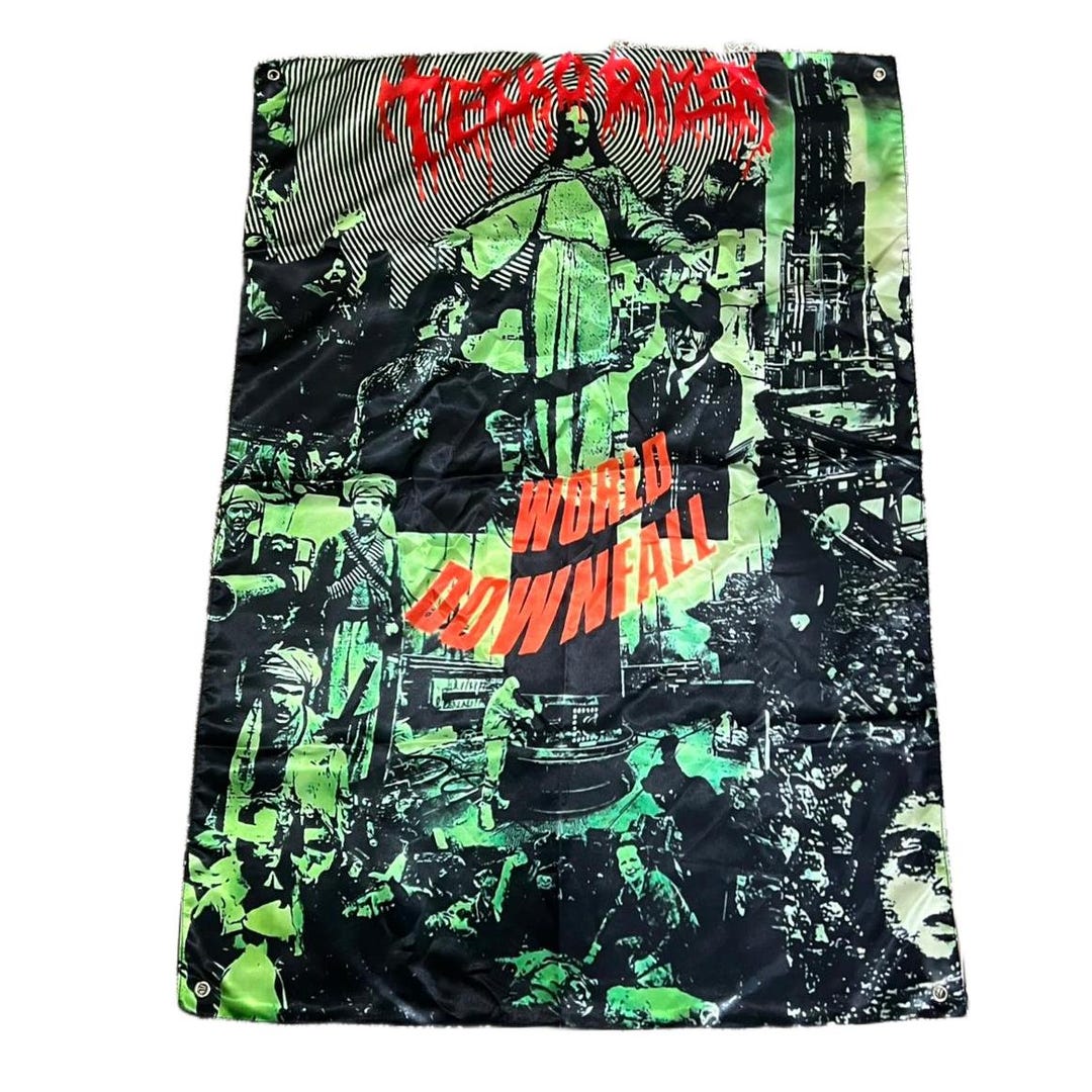 TERRORIZER - World Downfall - Wall Flag / Textile Poster - Etsy