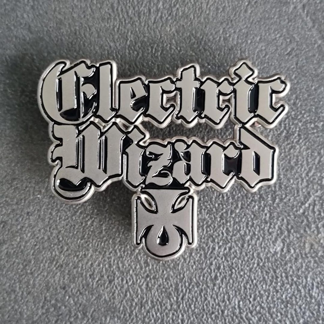 ELECTRIC WIZARD Logo Enamel Pin Nickel Dopethrone - Etsy
