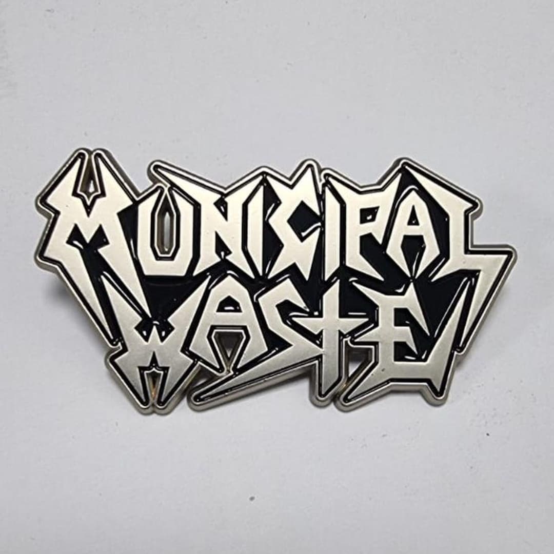 MUNICIPAL WASTE Logo Enamel Pin - Etsy