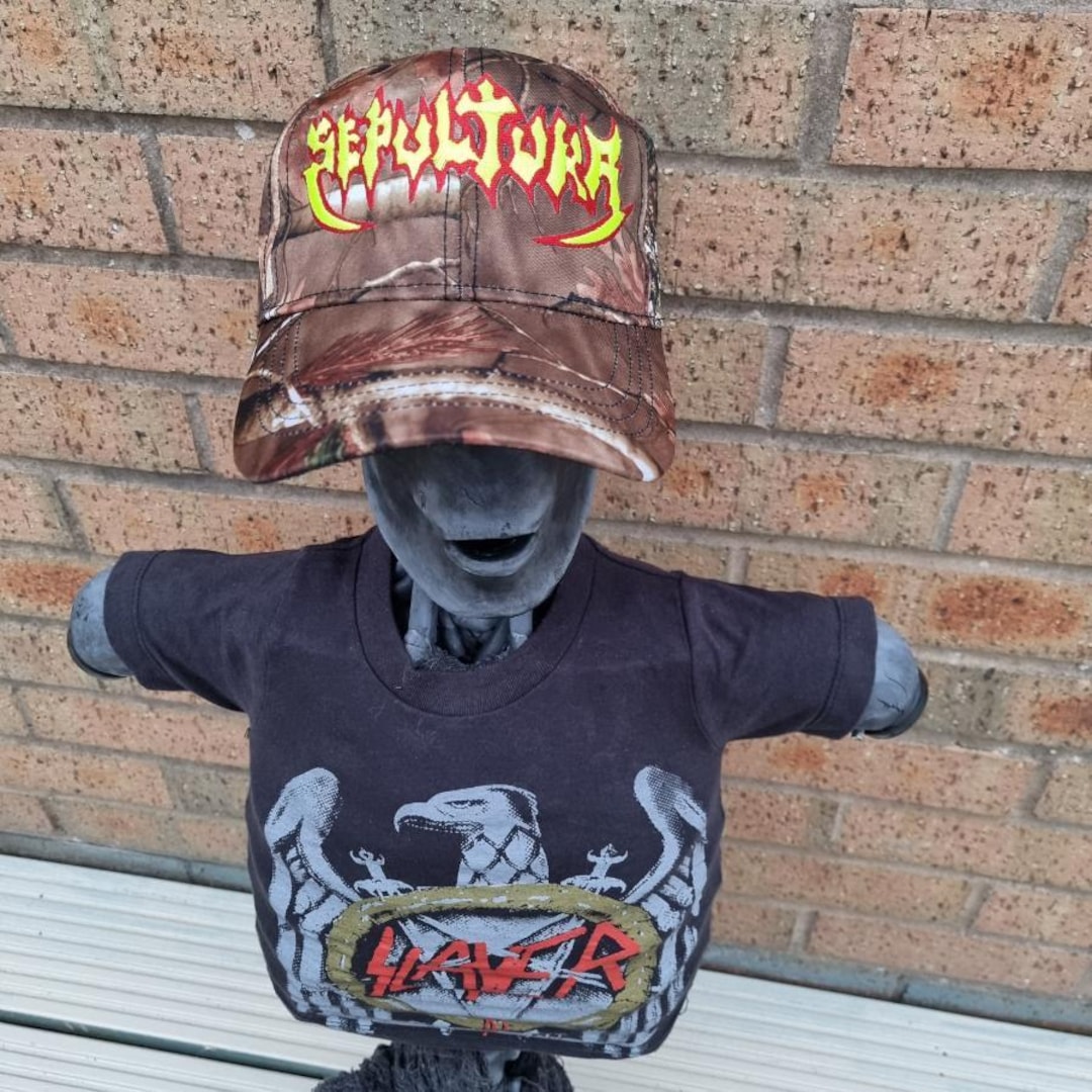 SEPULTURA - Old (glow in the Dark) Logo LEAF CAMO Baseball Cap - Etsy
