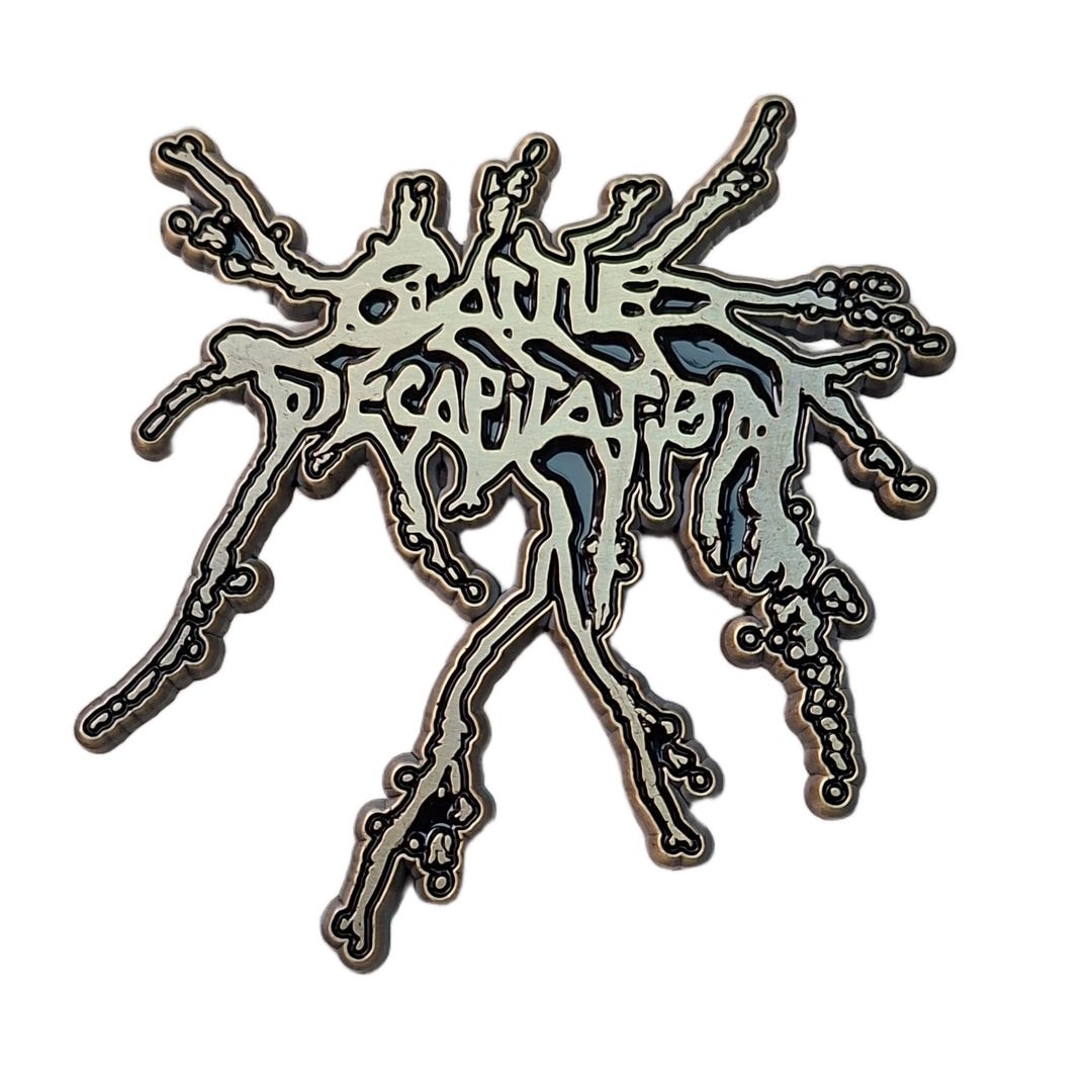 CATTLE DECAPITATION - (antique Brass) Logo - Enamel Pin - Etsy