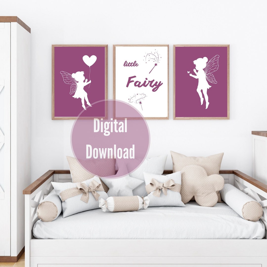 Fairy Nursery Decor - Fairy Wall Art - Baby Girl Nursery Decor - Girls ...