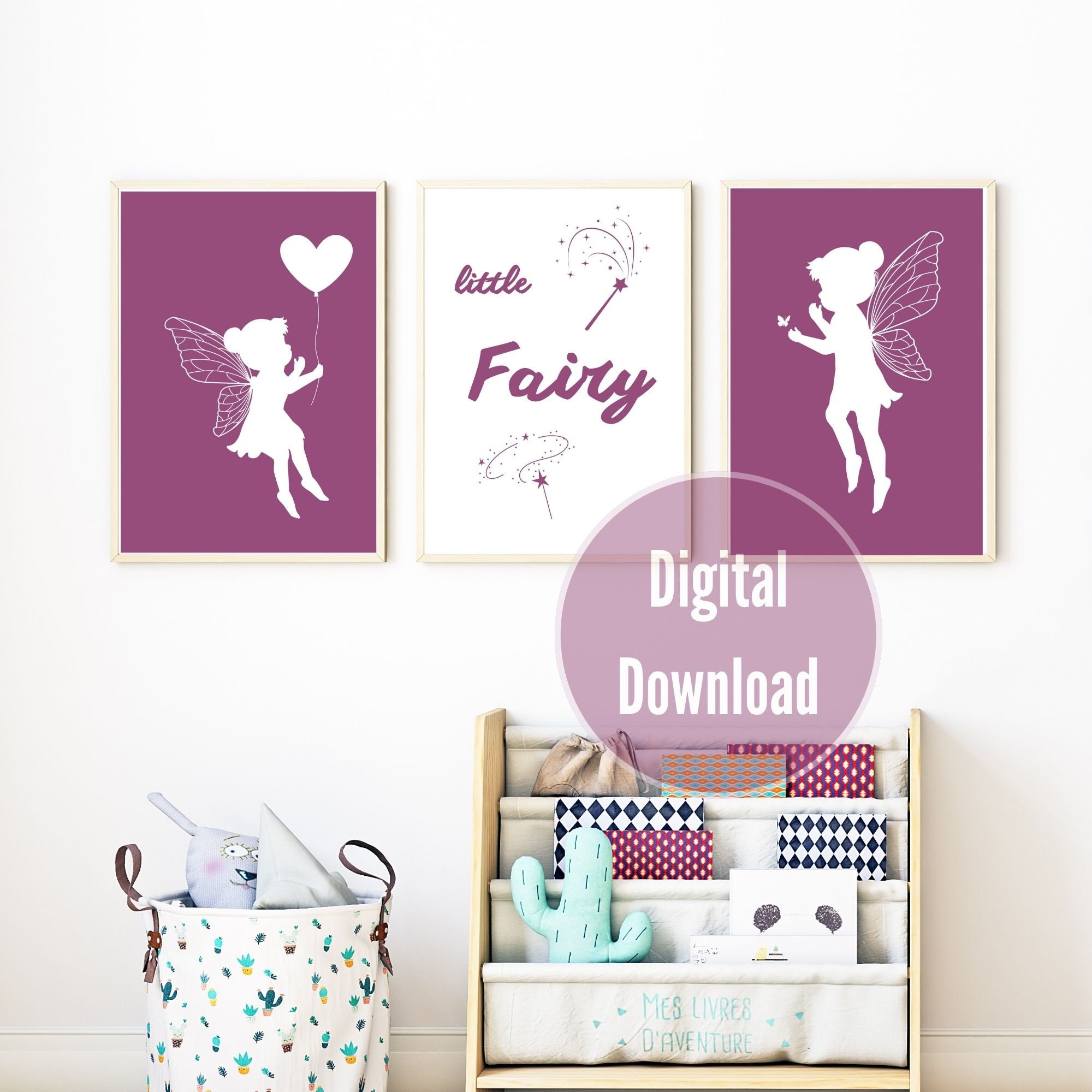 Fairy Nursery Decor - Fairy Wall Art - Baby Girl Nursery Decor - Girls ...