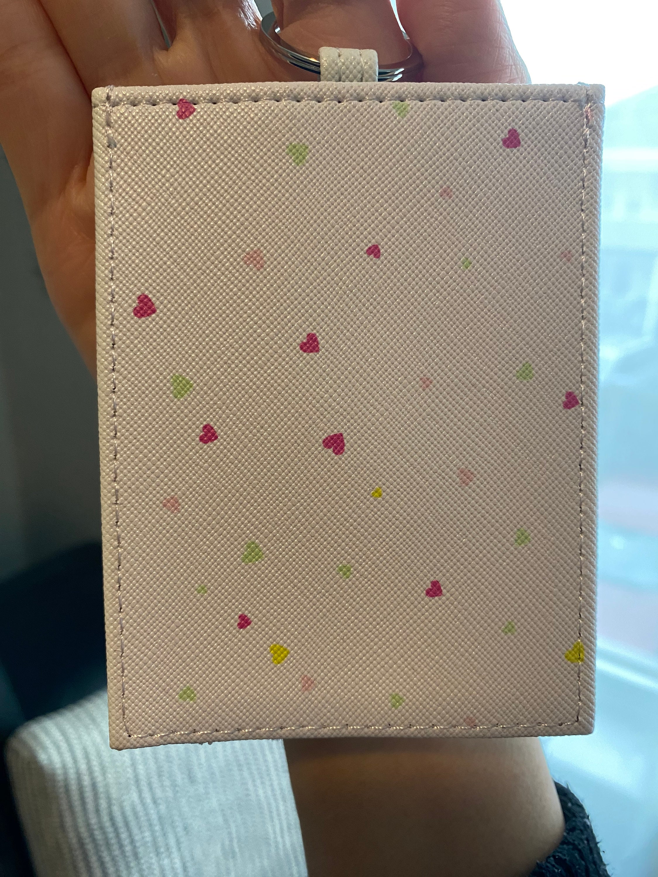 Heart Confetti Card Wallet, Pink Card Holder, Pink Card Wallet, Wallet ...