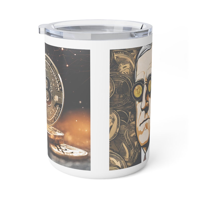 Bitcoin Enthusiast's Insulated Woodrow Wilson Coffee Mug Unique ...