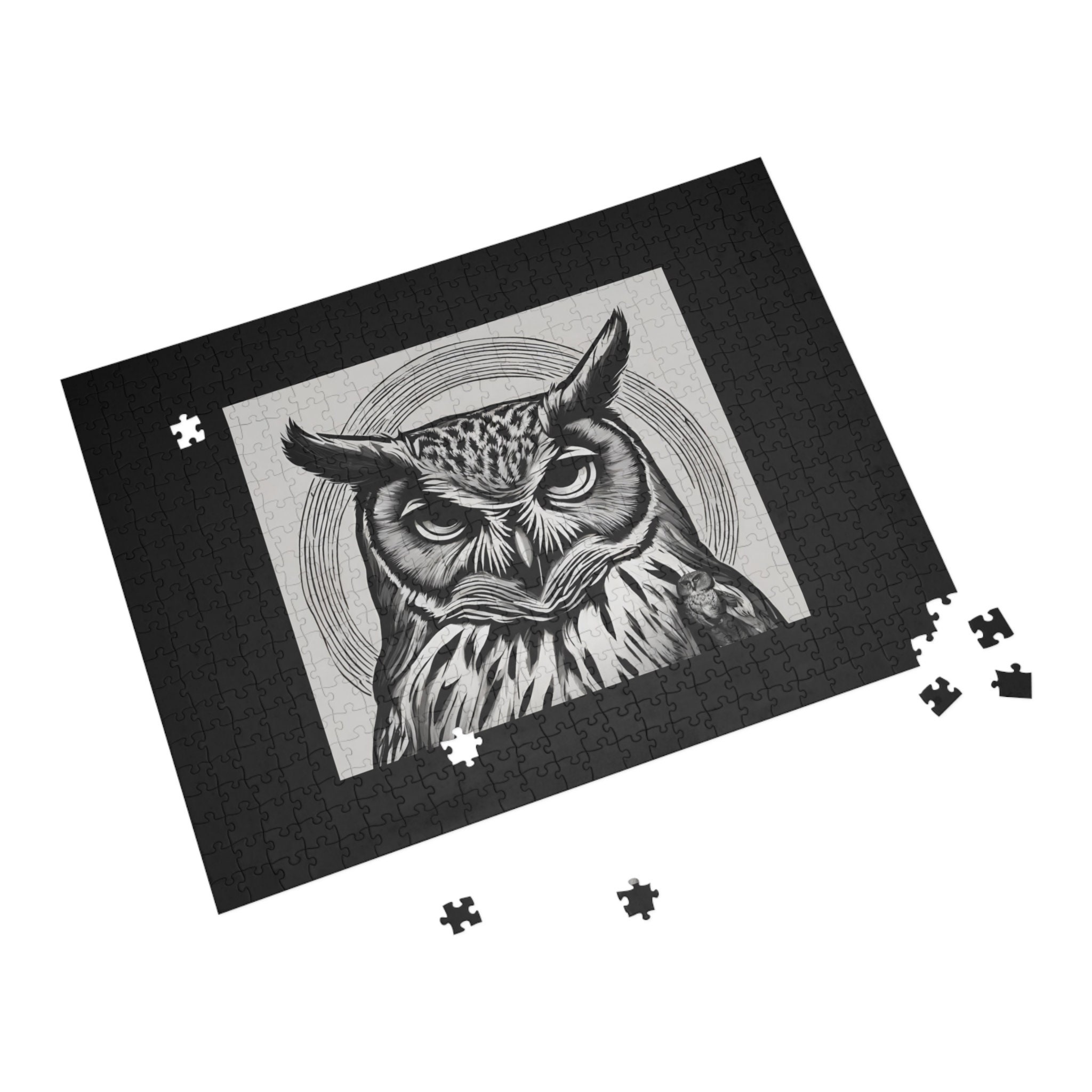 Stoic Owl Wisdom Puzzle 96, 252, 500, 1000-piece - Etsy