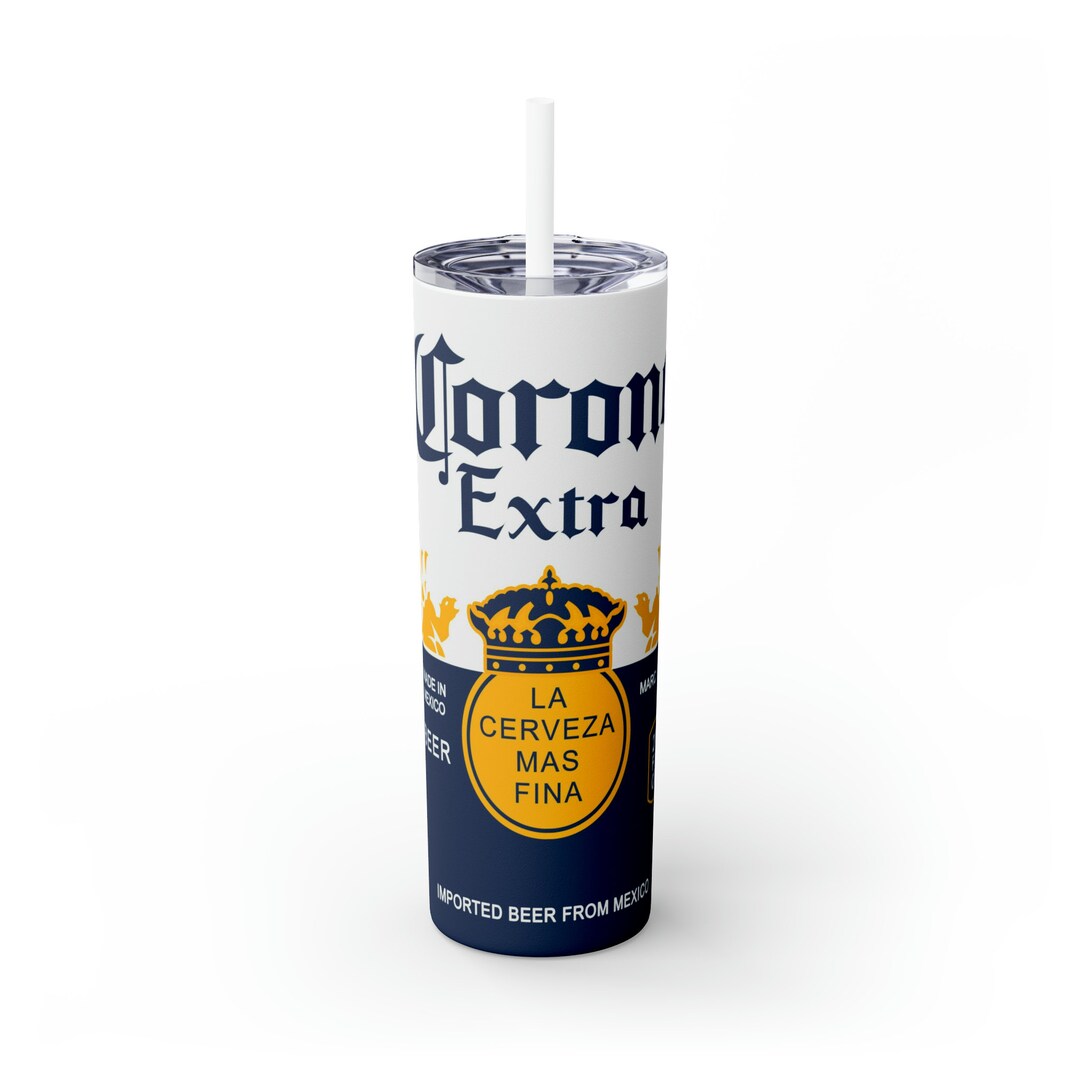 Corona Skinny Tumbler With Straw, 20oz - Etsy