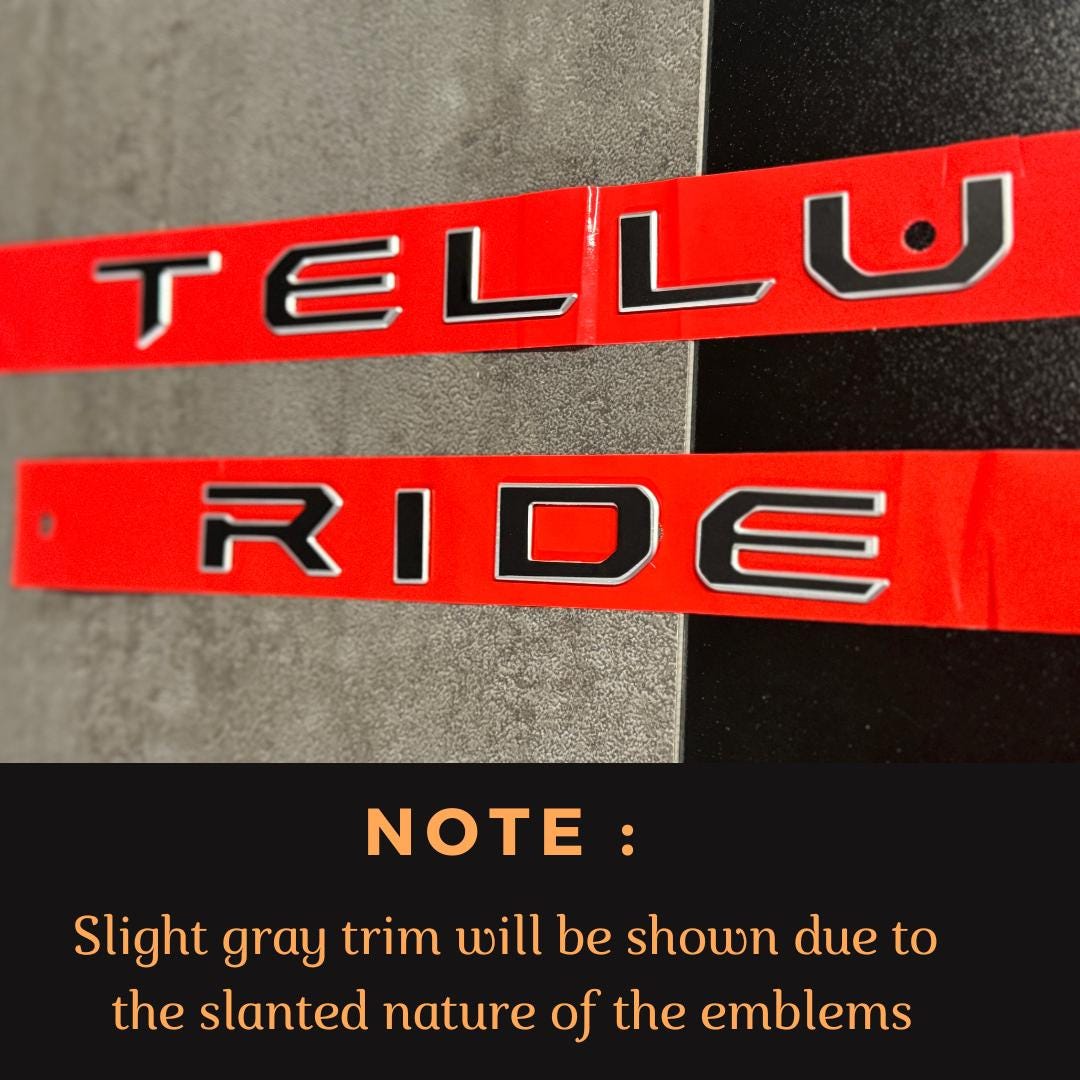 Telluride Letters Overlay (2-pack) | Kia Telluride (2023-2024) - Etsy