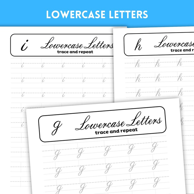 Basics of Calligraphy Practice | Modern Calligraphy | Alphabet Cursive ...