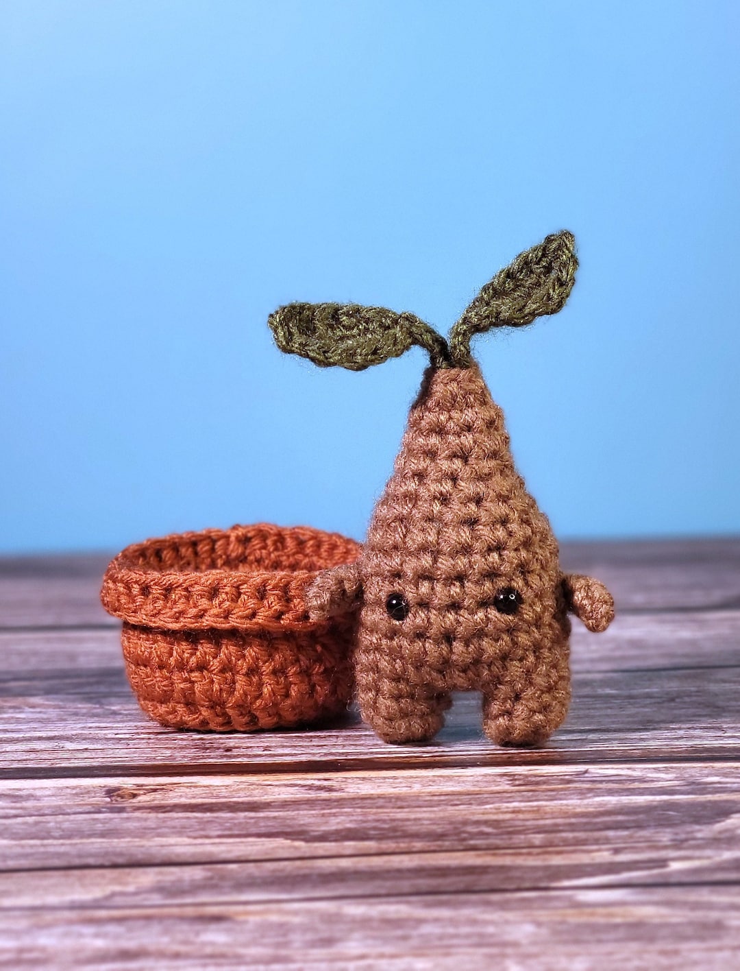 Crochet Mandrake in Plant Pot - Etsy