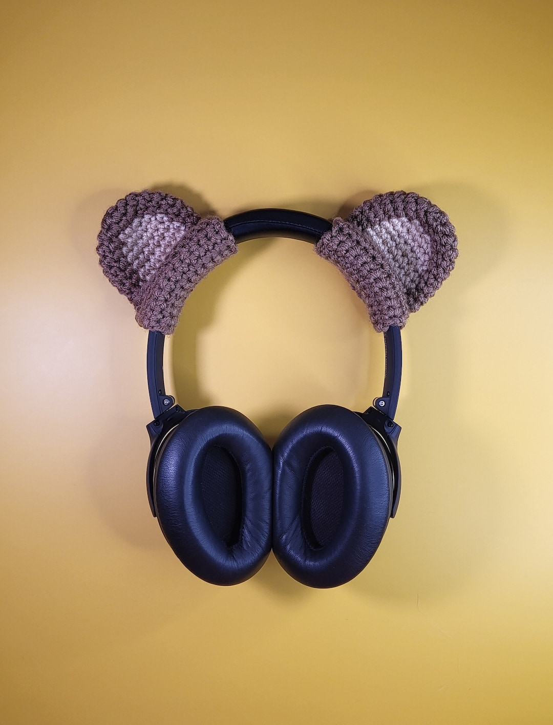 Crochet Bear Ear Headphone Attachment - Etsy