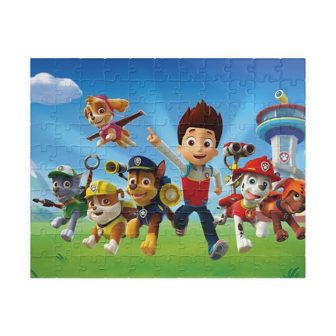 Paw Patrol Puzzle - Etsy