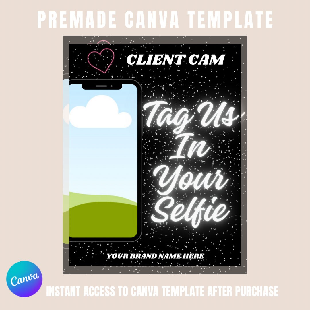 Editable Client Cam Flyer - Etsy Australia