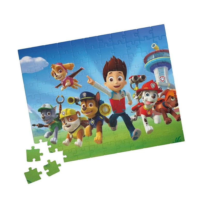 Paw Patrol Puzzle - Etsy