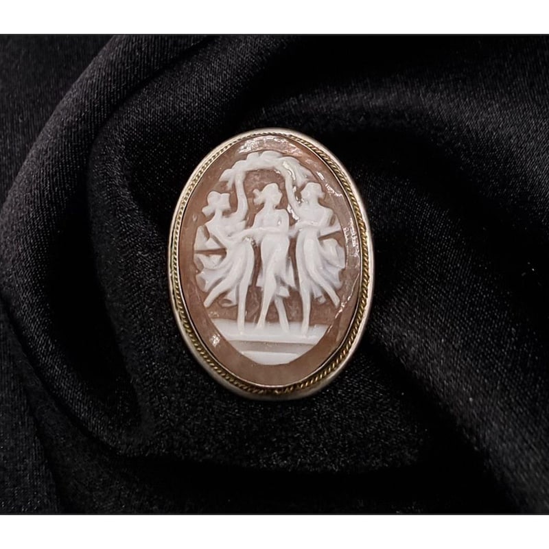 Dancing Cameo Pendant - Etsy