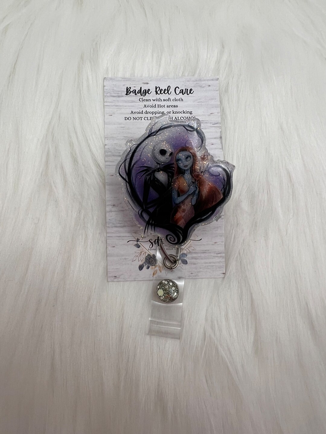 Jack and Sally -badge Reel-cute Badge Reel-nurse-lpn-rn-gifts for Her ...