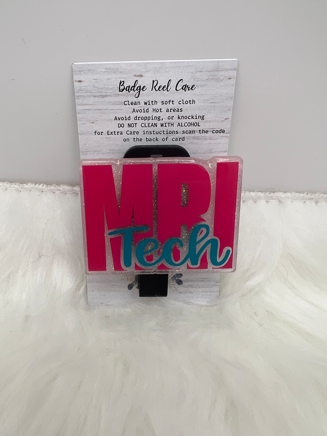 MRI Tech Badge Reel: Radiology Gift, MRI Safe - Etsy