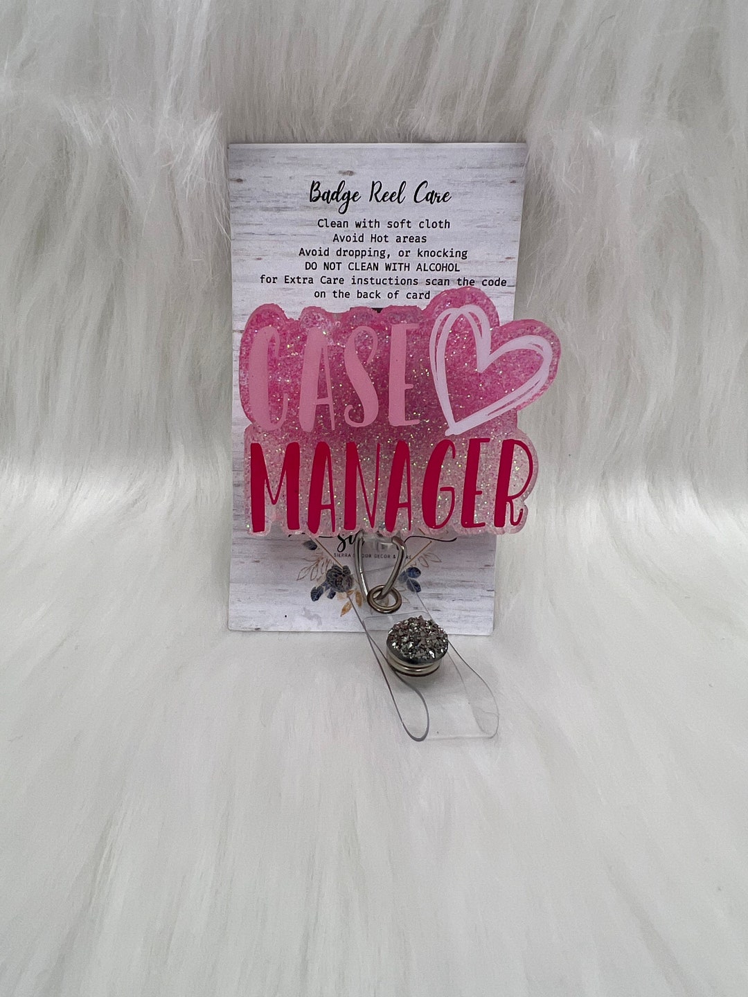 Case Manager Badge Reel-sw-rn-lpn-mri Safe-lanyard-custom-gifts for Cm ...