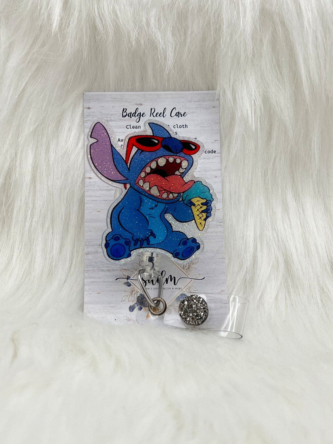 Alien Licking Ice Cream Badge Reel - Nurse, CNA, MRI Safe - Etsy Australia