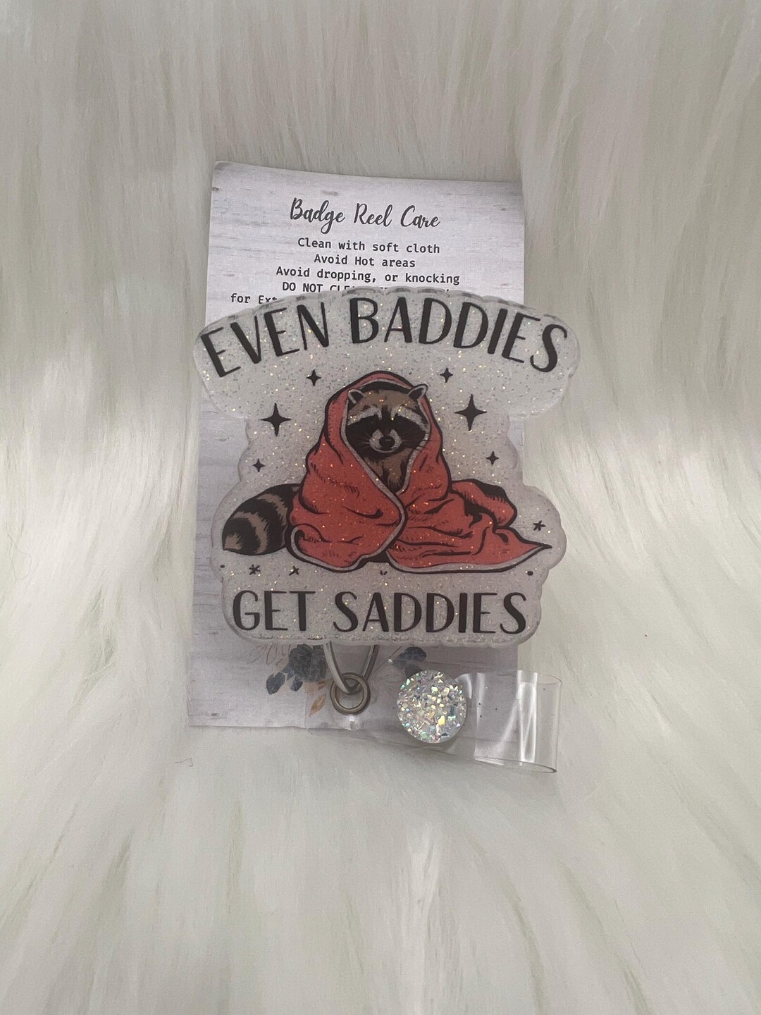 Even Baddies Get Saddies Badge Reel: Funny Healthcare Gift - Etsy