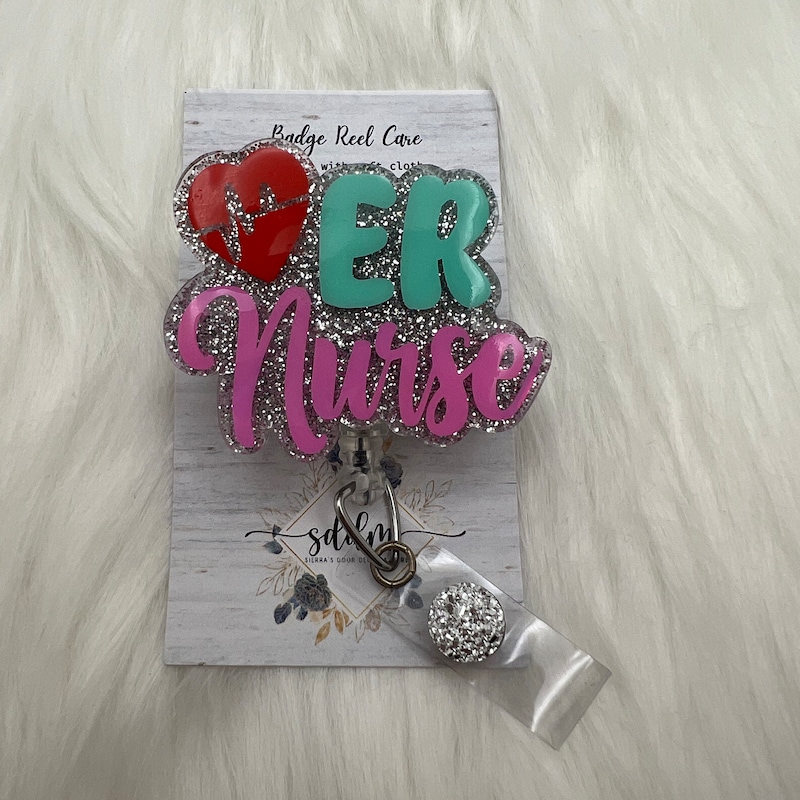Er Nurse Badge Reel - Etsy
