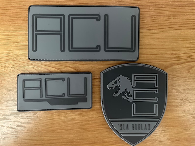 Jurassic World ACU PVC Patches - Asset Containment Unit - Etsy