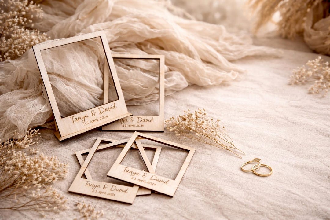 Polaroid Frame Wedding | Wedding Favor - Personalized Wedding Photo ...