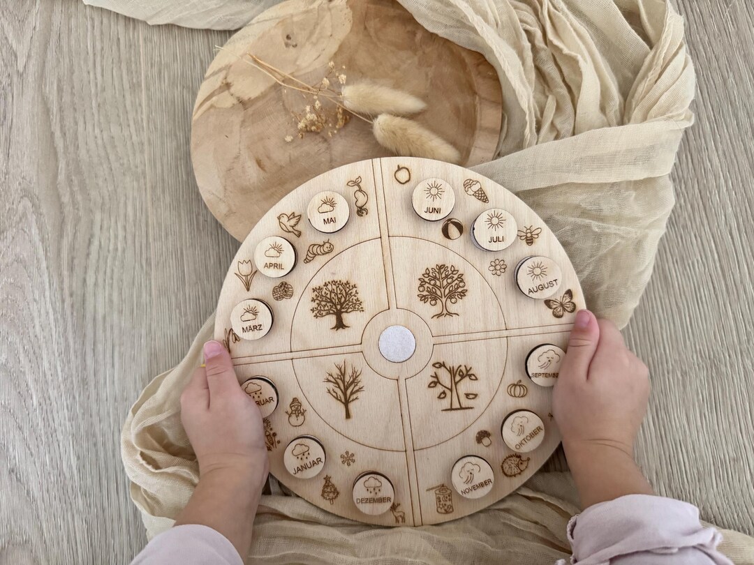 Seasons Board - Seasons Montessori - Learning Aid Children Montessori ...