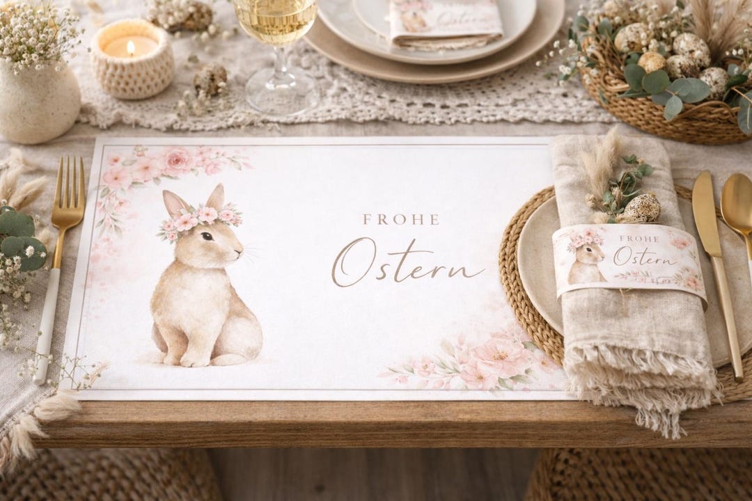 Easter Cake Topper Printable | Bunny Cake Topper | Easter Cake ...