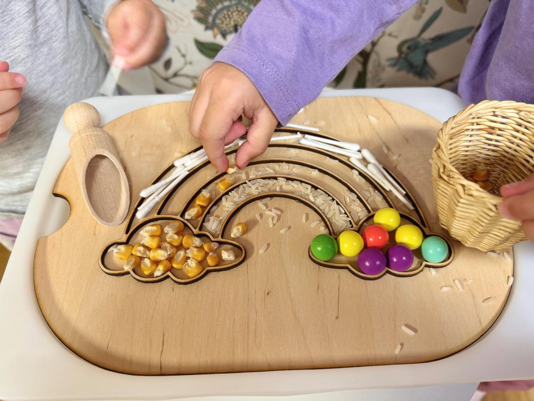 Activity Board Montessori Lid for Trofast flisat Insert Play Trofast ...