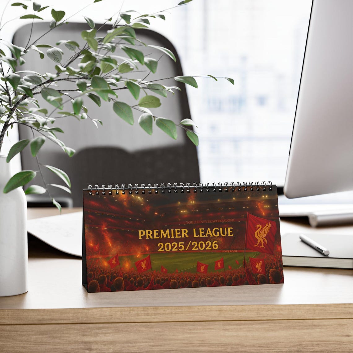 Liverpool FC 2025/2026 Premier League Desktop Calendar | Interactive ...