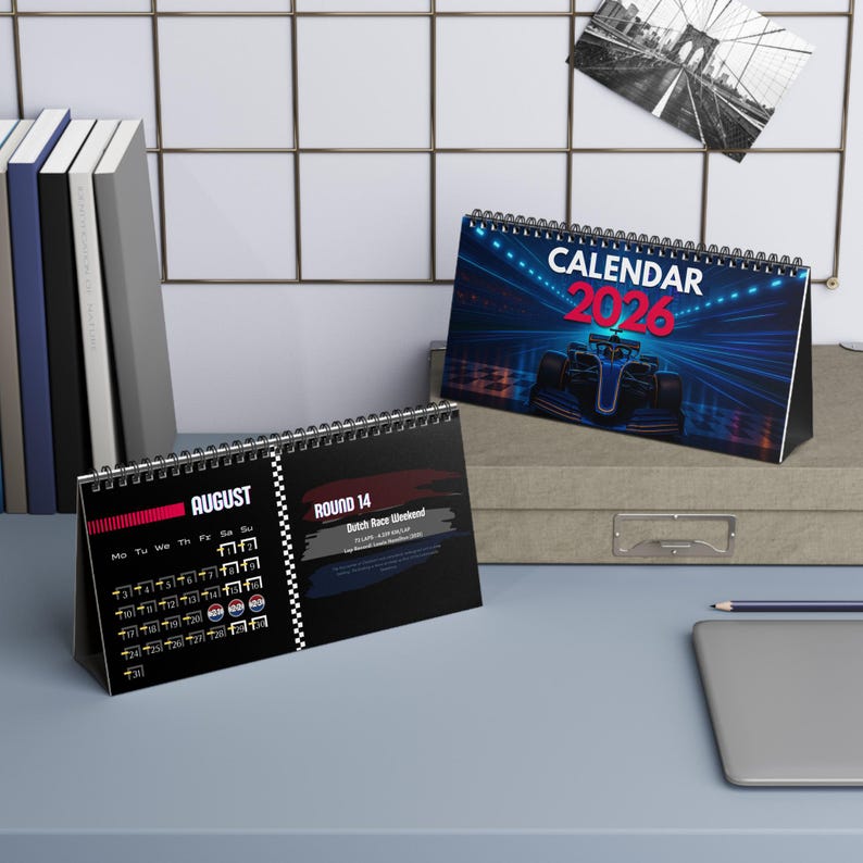 Racing 2026 Desktop Calendar: Experience the Thrill of Racing in Style ...