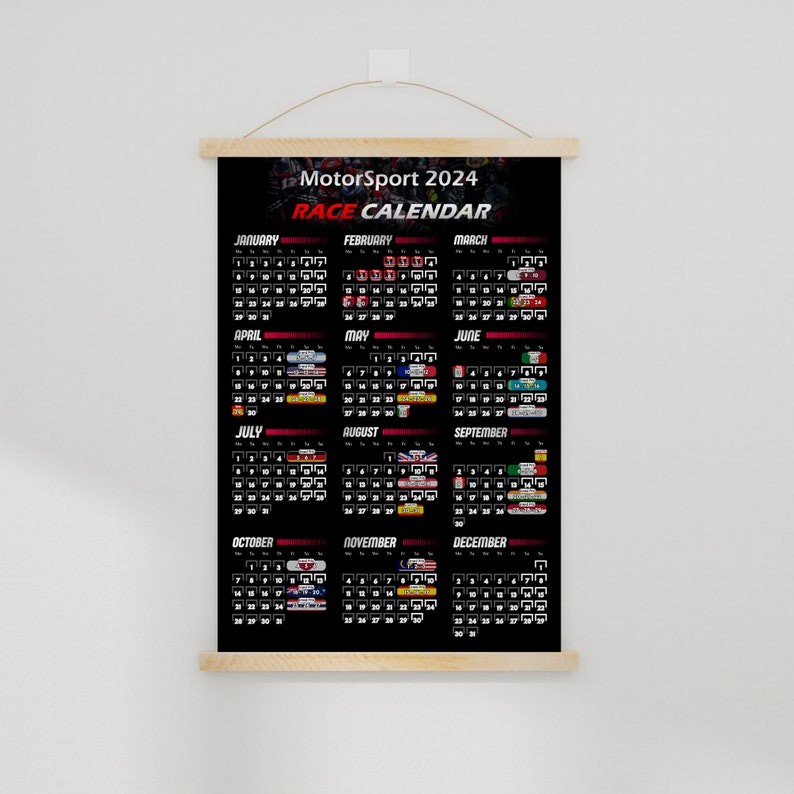 Printable Motogp 2024 Race Calendar: Experience the Thrill of Racing ...