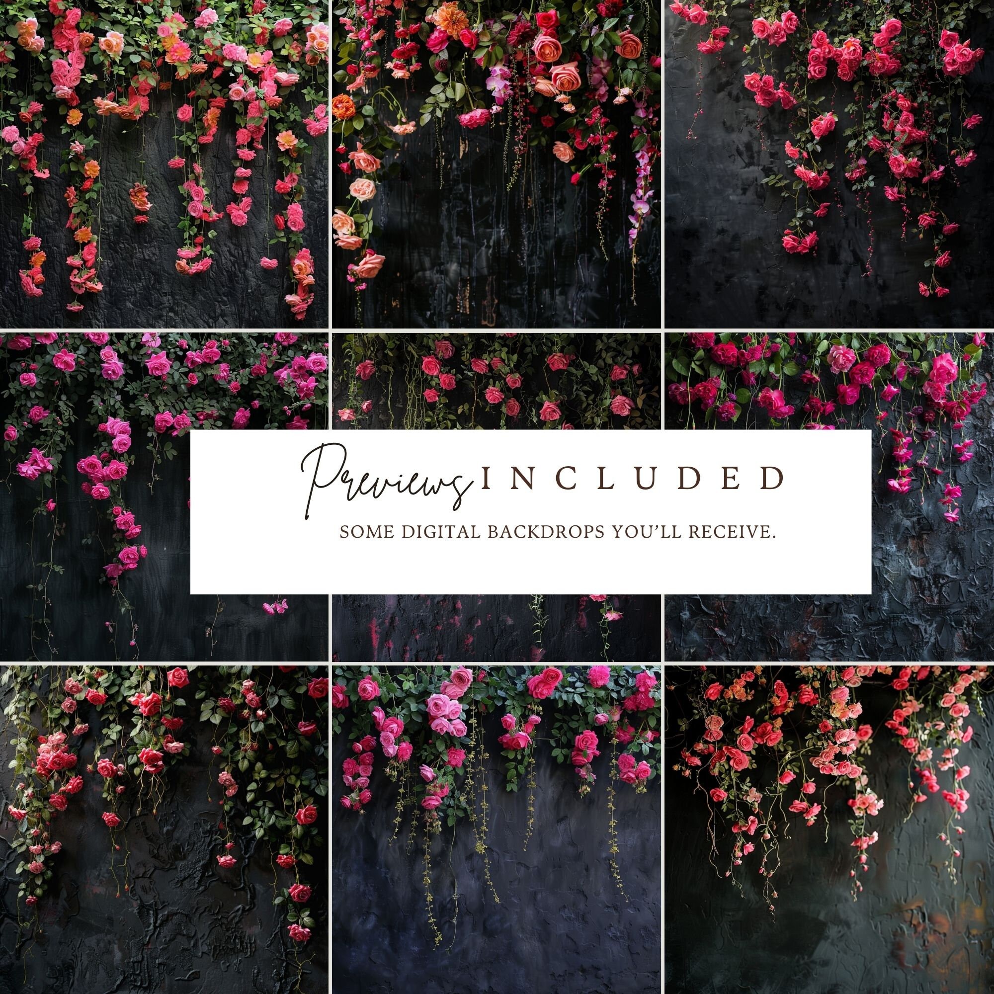 Flower Wall, Floral Wall, Pink Flowers, Photography Backdrop, Photo ...