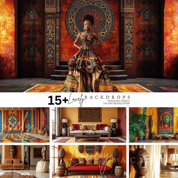 African Photo Backdrop - Etsy