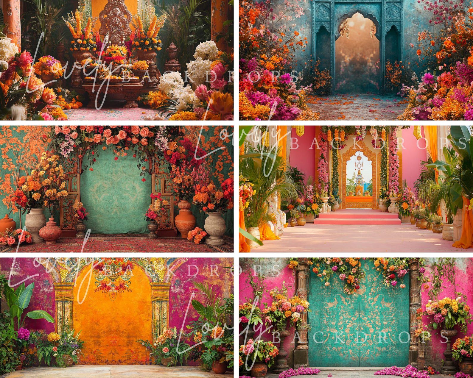 Indian Backdrop, India, Ethnic, Hindi, Pooja, Floral, Colorful ...