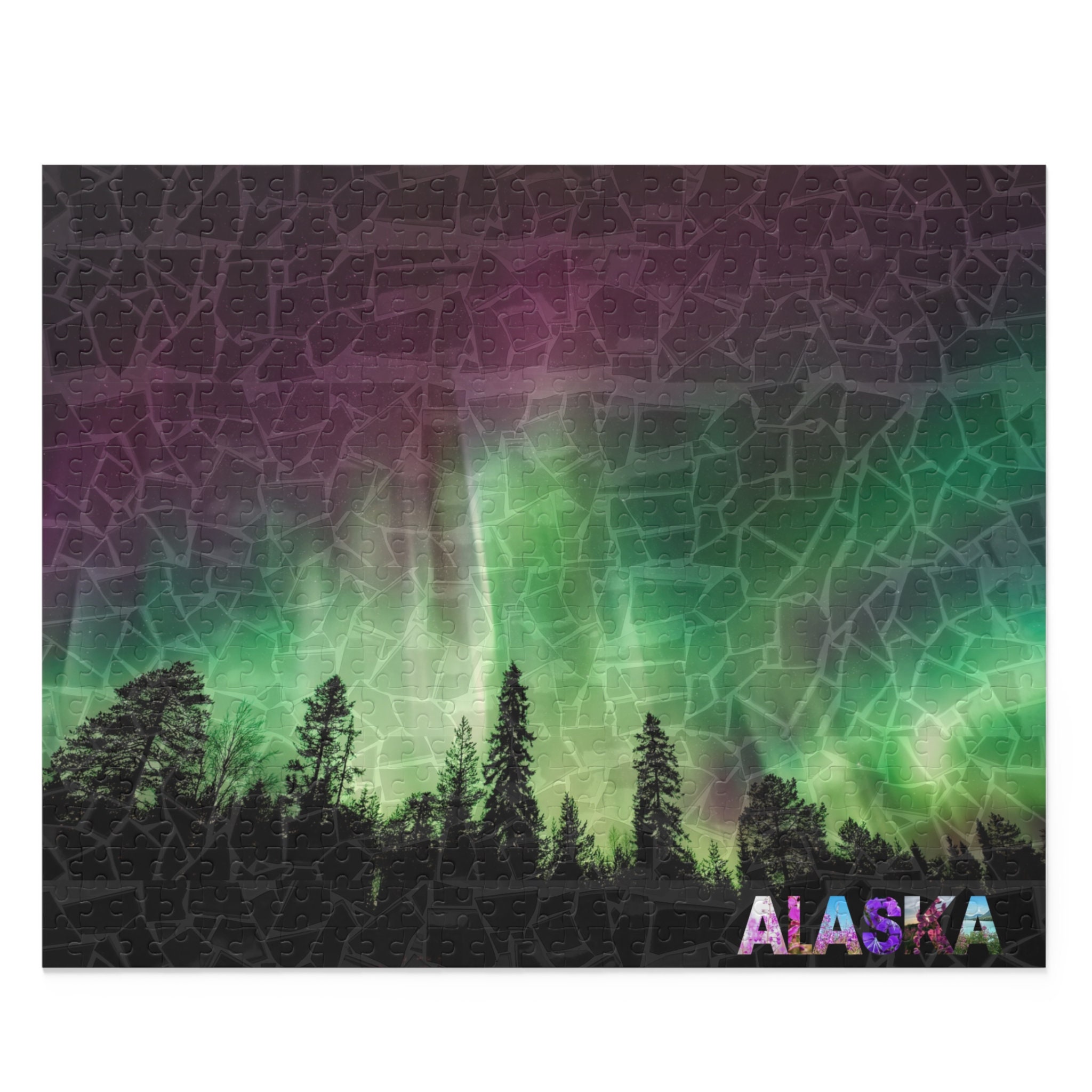 Puzzle, Alaska, Mosaic Puzzle, 120 Pieces Jigsaw Puzzle, 250 Piece ...