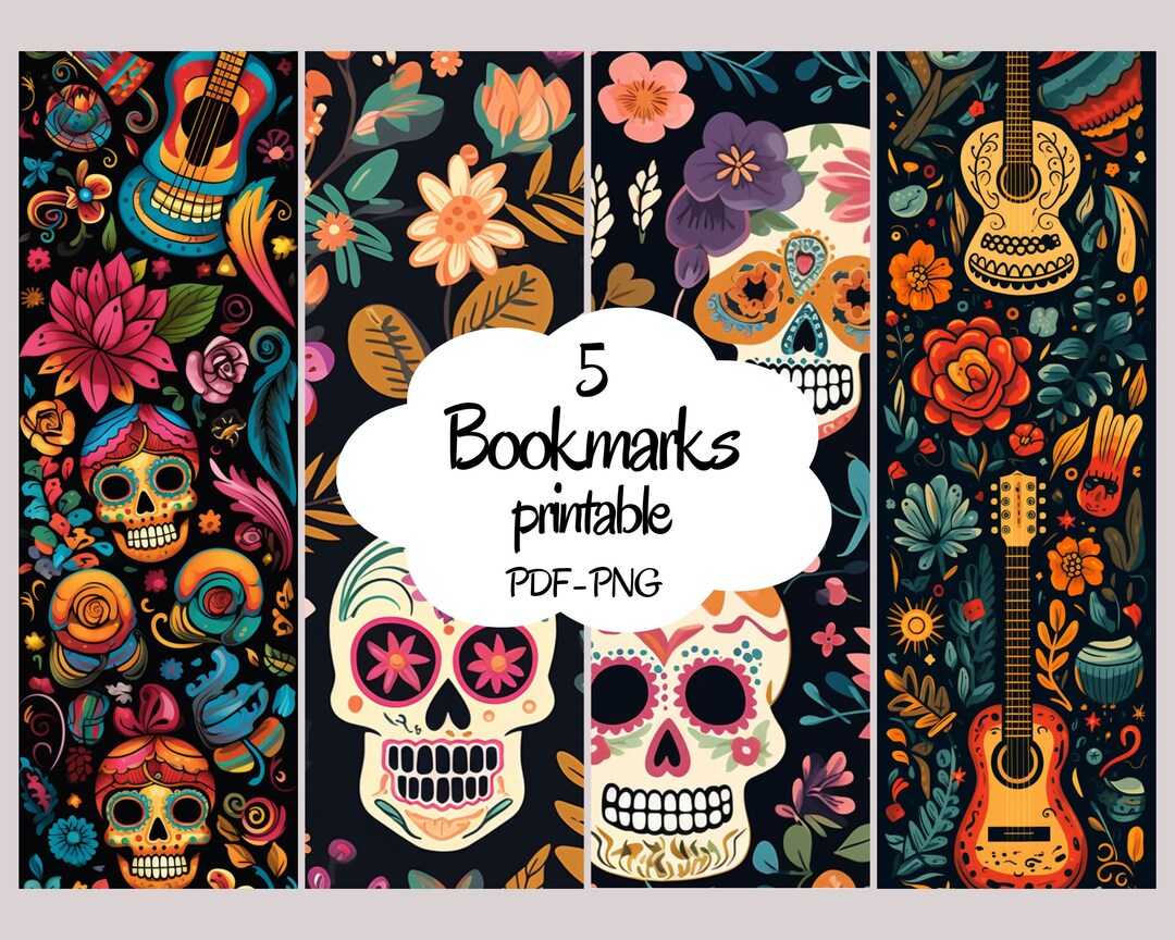 Printable Bookmarks, Cinco De Mayo, Mexico Bookmark, Bookmark, Book ...