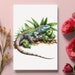 Lizard Clipart Watercolor Reptile Clipart Lizard Png Cute Lizard ...
